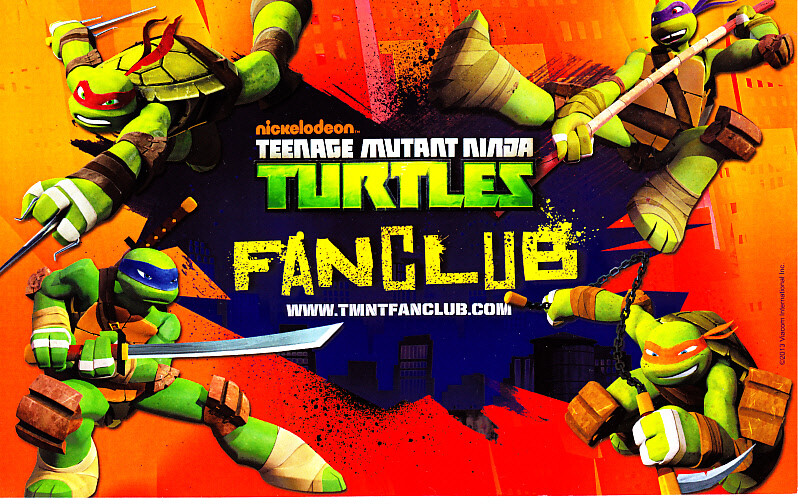 Teenage Mutant Ninja Turtles TMNT Fan Club 2013 Comic-Con SDCC 5 promo ...