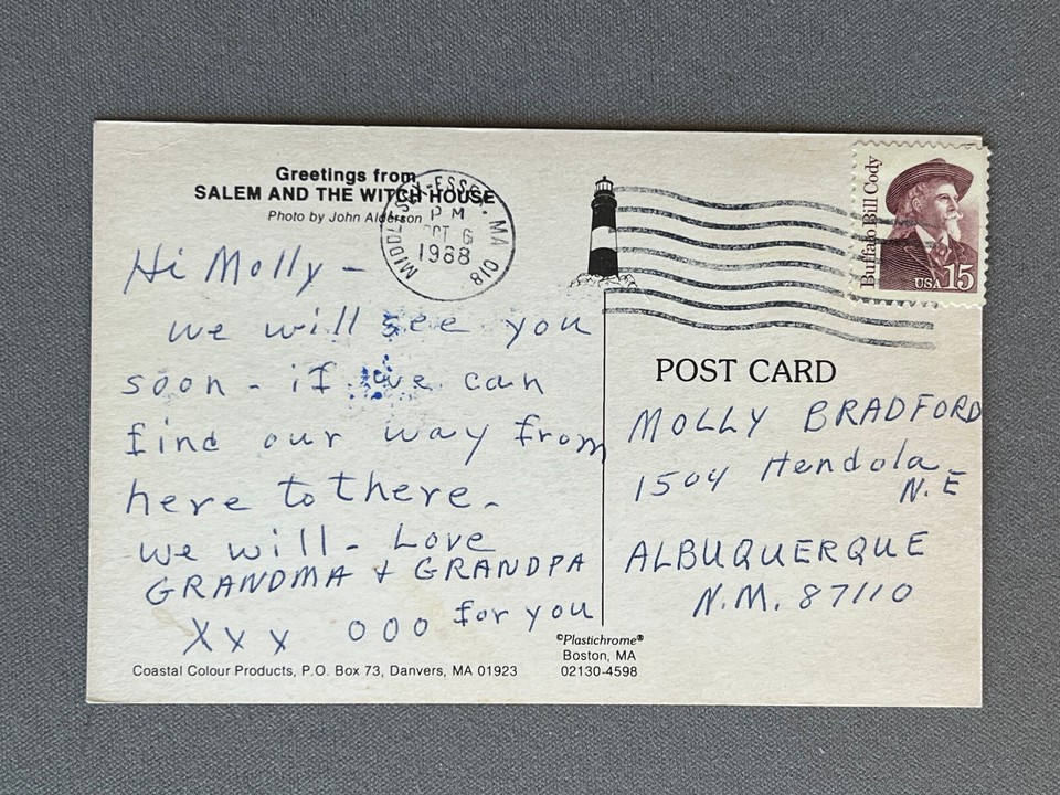 Massachusetts, MA, Greetings From Salem, Witch House, Black Cat, PM ...