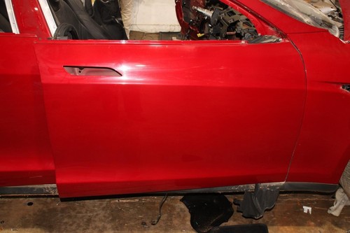 12-20 Tesla Model S Sunset Red Painted Front Passenger Right RH Door ...