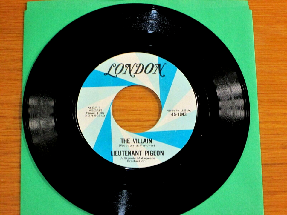 UK 70s INSTRUMENTAL 45 RPM - LIEUTENANT PIGEON - LONDON 1043 "MOULDY ...