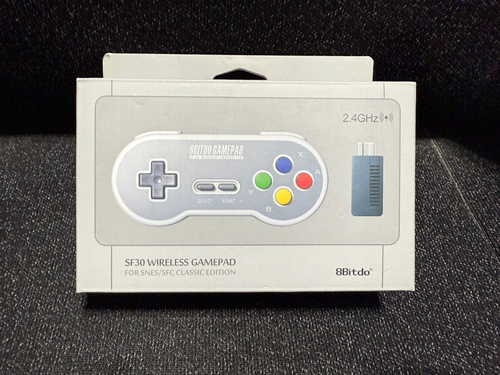 8Bitdo SF30 2.4G Wireless GamePad SNES Classic Edition Controller ...