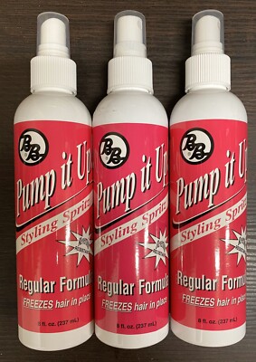 Pump it Up Styling Spritz Regular Formula Freezez Hair In Place( PACK ...