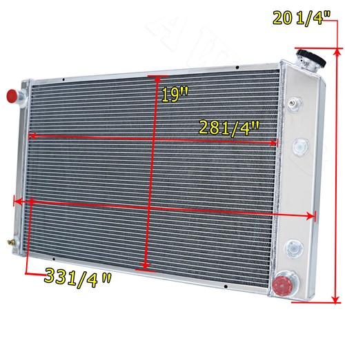 716 4 Row Aluminum Radiator For 1973-1987 86 Chevy C/K C10 C20 C30 K10 ...