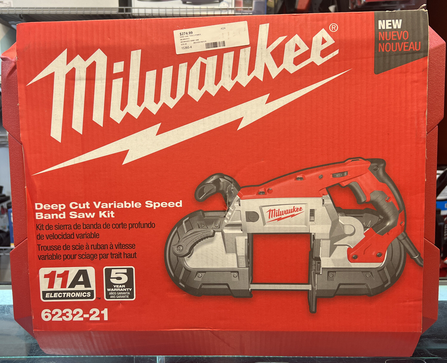 Milwaukee - 6232-21 - Deep Cut Variable Speed Band Saw Kit | eBay