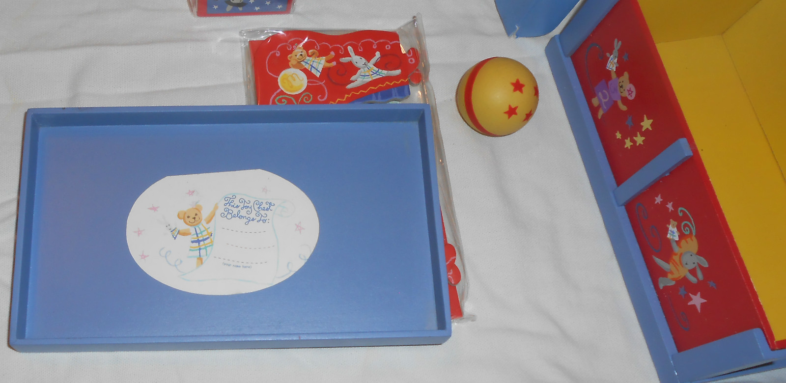 MUFFY PLAY DATE THE TOY COLLECTION NIB TOY CHEST TOY SET PUPPET THEATER ...