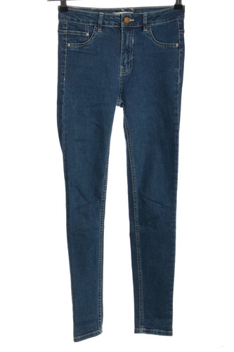PULL & BEAR Jeans taille haute Dames T 36 bleu style décontracté | eBay