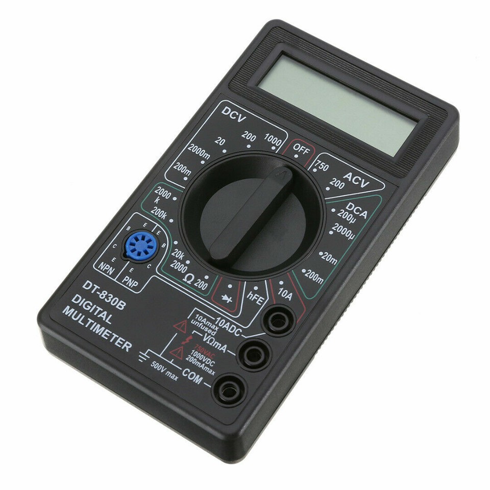 7 Fn Digital Multimeter AC DC Voltage Volt 10 Amp Current Resistance ...