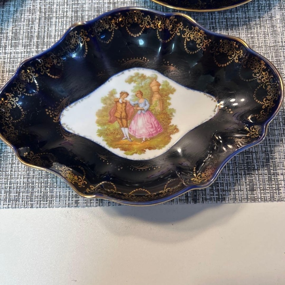 Limoges Castel Tea Set Cup Saucer Pot Vase | eBay UK