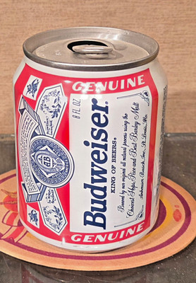 1990s 8 OUNCE BUDWEISER ALUMINUM STAY TAB BEER CAN 1 CITY ST LOUIS ...