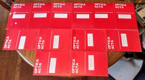 1980 Optica Acta Journal Vol. 27 No 1 - 12 Modern Optics Laser Physics ...