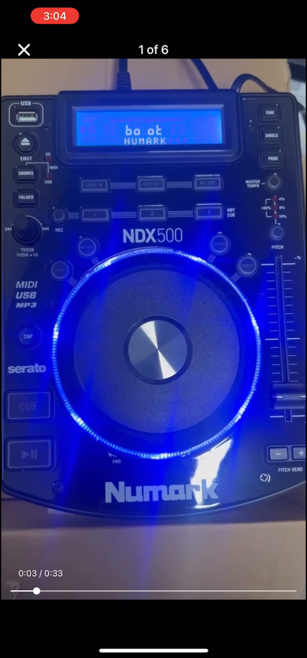 Numark NDX500 | Stand Alone USB / CD Player and Software Controller ...