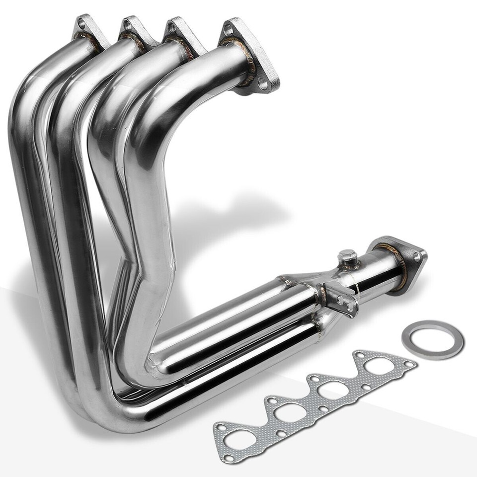 For 99-00 Honda Civic Si EM1 B16A2 Stainless Steel 4-1 Exhaust Header ...