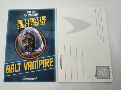 SDCC 2024 EXCLUSIVE Paramount+ Star Trek Menagerie Promo Postcard Salt ...
