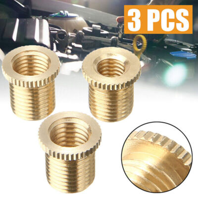 Universal 3X Gear Shift Knob Thread Adapter Insert Kit M10x1.25 M10x1.5 ...