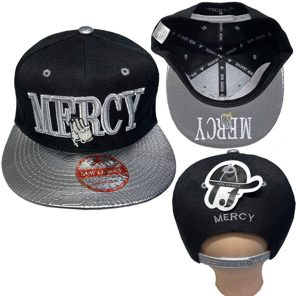 MERCY PRAY Embroidered Snapback Cap Adjustable Baseball Hats Lot Free ...