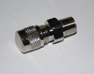 1/8 MNPT Nickle Coated Brass Purge Valve Fitting | eBay