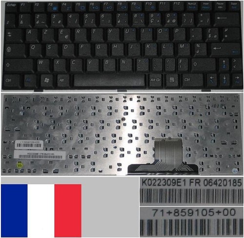 French AZERTY Keyboard AVERATEC 1000 1020 1050 K022309E1 FR 71+859105 ...