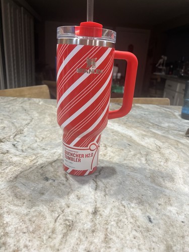 Candy Cane Twist Stanley 40 oz Stainless Steel Target Exclusive🎄 | eBay