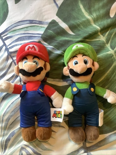 Super Mario Bros Soft Toy Mario And Luigi 32cm Simba Toys Official ...