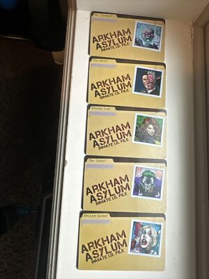 Heroclix Arkham Asylum Wanted ID Call In Card Lot | eBay