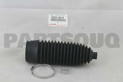 4553569015 Genuine Toyota BOOT, STEERING RACK, NO.2 45535-69015 | eBay
