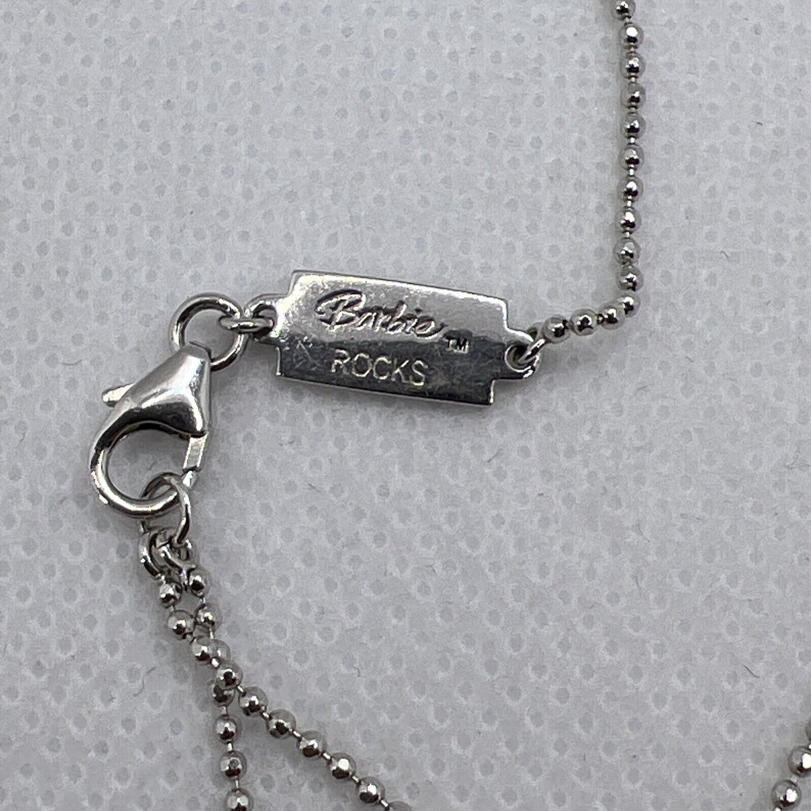 BARBIE ROCKS DREAM HOUSE 18K Gold & 925 Silver Chain Necklace Charm ...