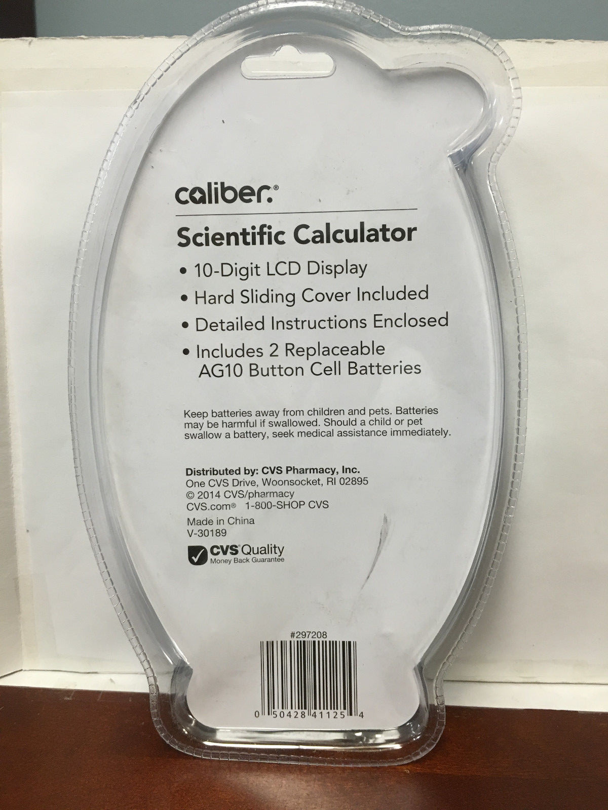 Caliber Scientific Calculator 10-digit Display 229 Functions Protective ...