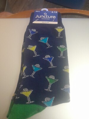 NEW Juncture Crew Socks Martini Outer Wear Socks | eBay