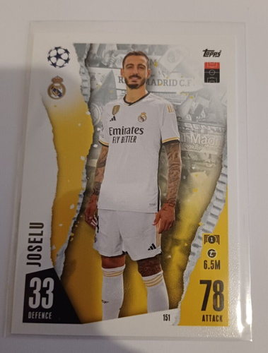 Carte Card Carta JOSELU Real Madrid C.F. Topps Match Attax 2023-2024 | eBay