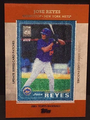 JOSE REYES 2013 Topps COMMEMORATIVE Rookie PATCH Card SP #TRCP-13 NY ...