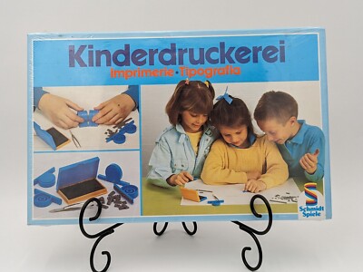 Kids Type Printing Set "Kinderdruckerei" New in Package, Schmidt Games ...