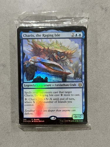 Charix, the Raging Isle 386 Foil SEALED PROMO PACK Land 2020 MTG ...