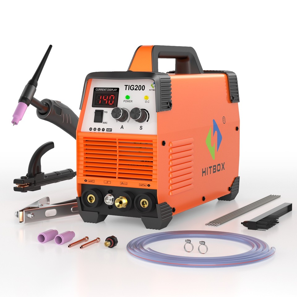 160A 2IN1 HF TIG/MMA Welding Machine Non-touch 220V TIG Welder Post Gas ...