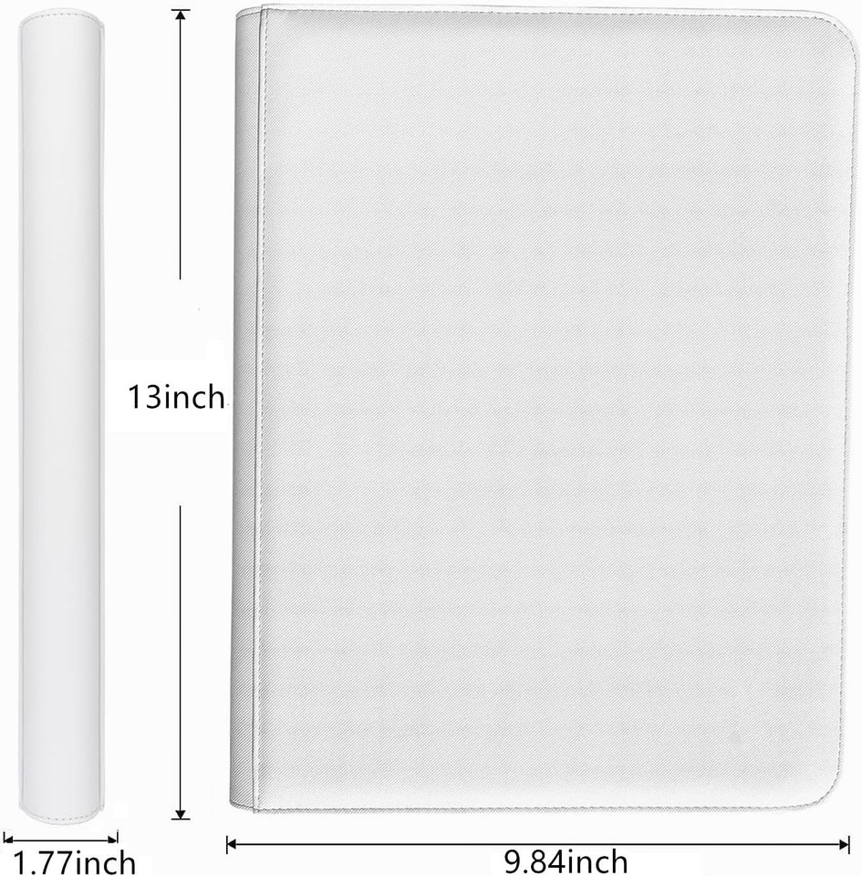 4 Pockets Card Binder for Semi Rigid Holders, Ringless 4x6 inches ...