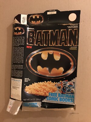 Ralston Batman Cereal Box 1989 14 oz Empty and Flattened - Comic ...