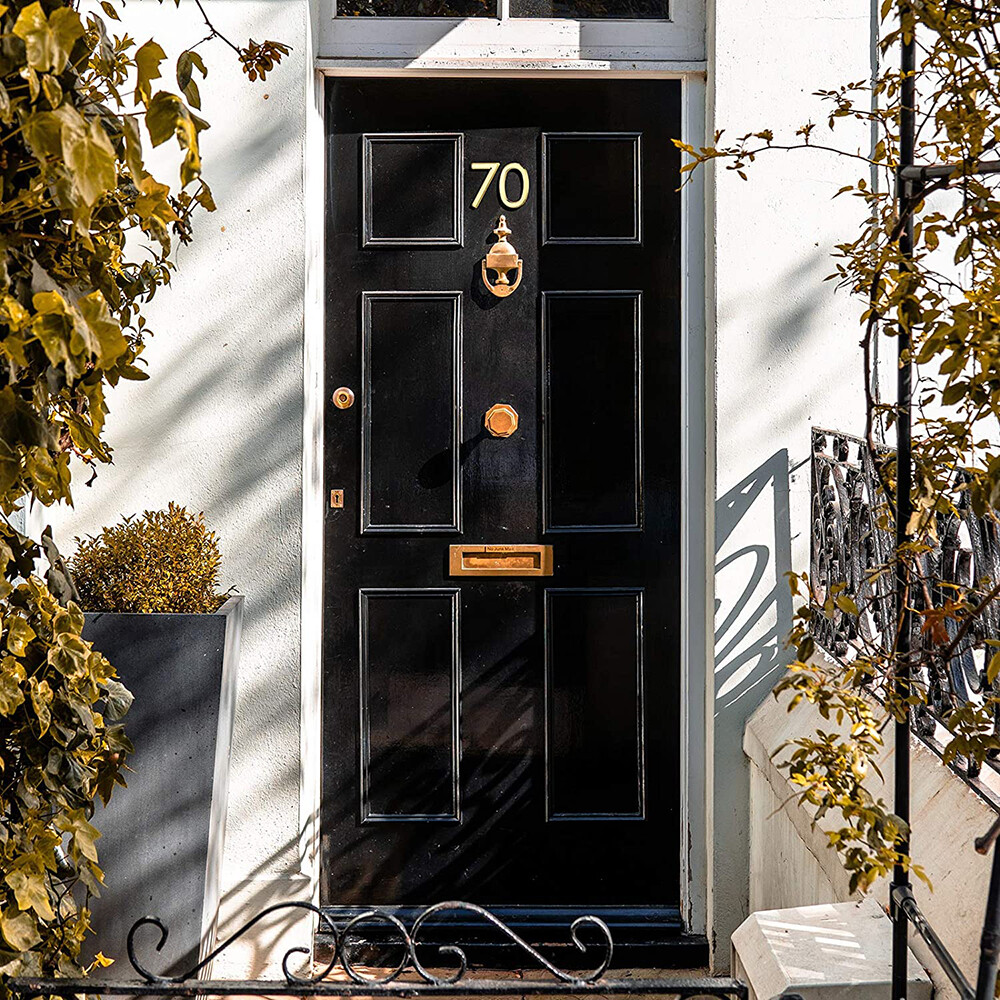 Number Signs Numeral Decals 3D Mailbox Numbers Stickers Street House ...