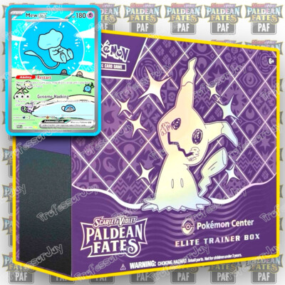 Pokémon TCG Cards 151 MEW SV4.5 PALDEAN FATES ETBS | TINS | BOOSTER ...
