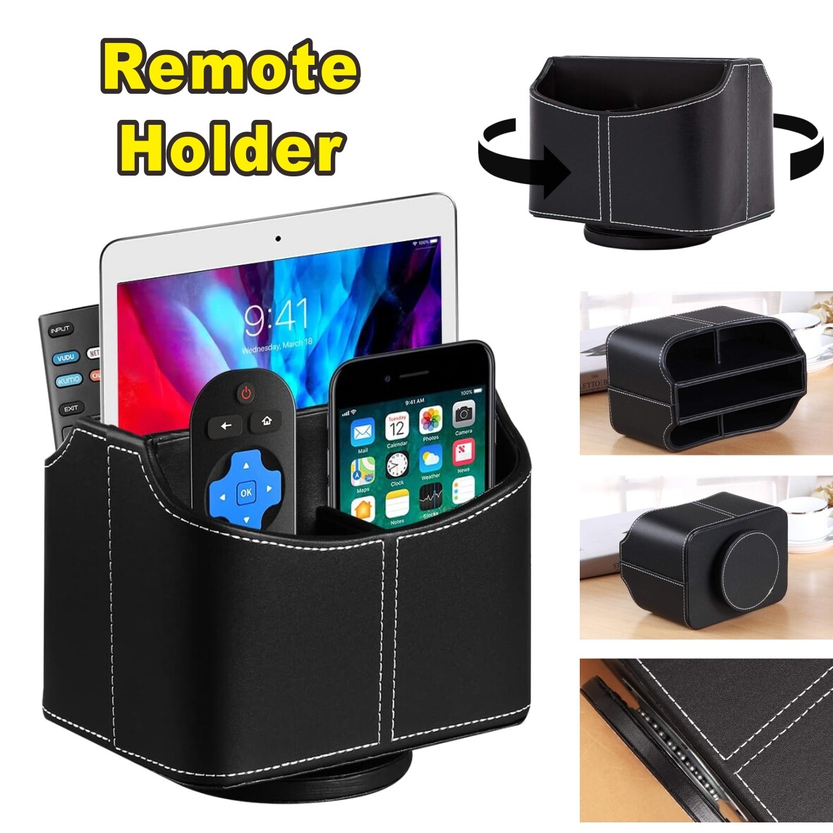 Remote Control Holder Table Top D&V ENGINEERING Stylish Tabletop