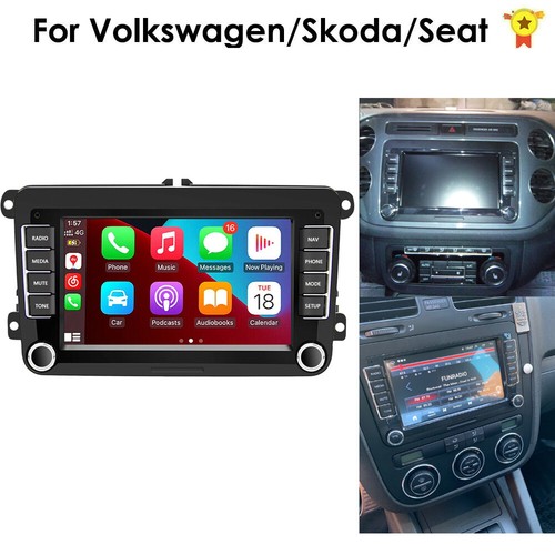 7" Android 10 For VW Golf MK5 MK6 Jetta RCD330 B6 Car GPS CarPlay ...