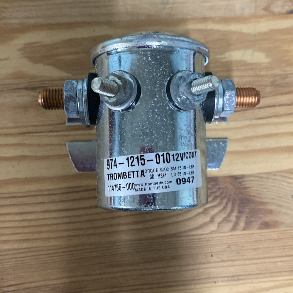 Trombetta 974-1215-010 Solenoid Relay Switch 12 V/CONT New Free ...