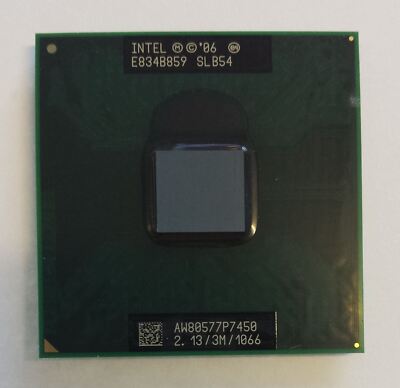 Intel Core 2 Duo CPU 2.13 GHz / 3M / 1066 Mhz P7450 Mobile Processor ...