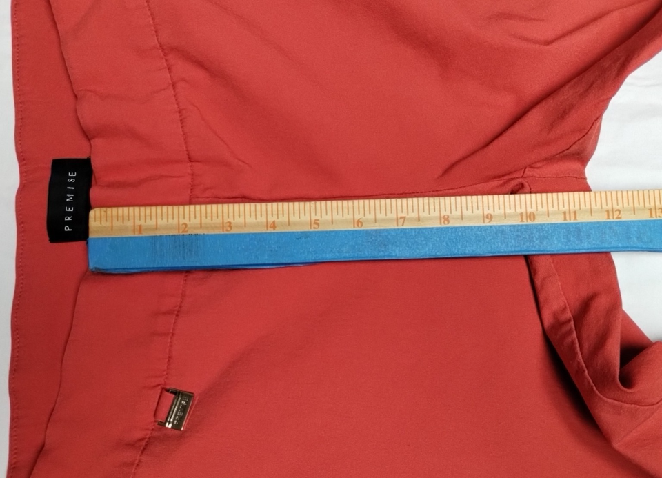 Premise Pants Women's Size Large 32W x 25L Red/Orange/Rust No Pockets ...