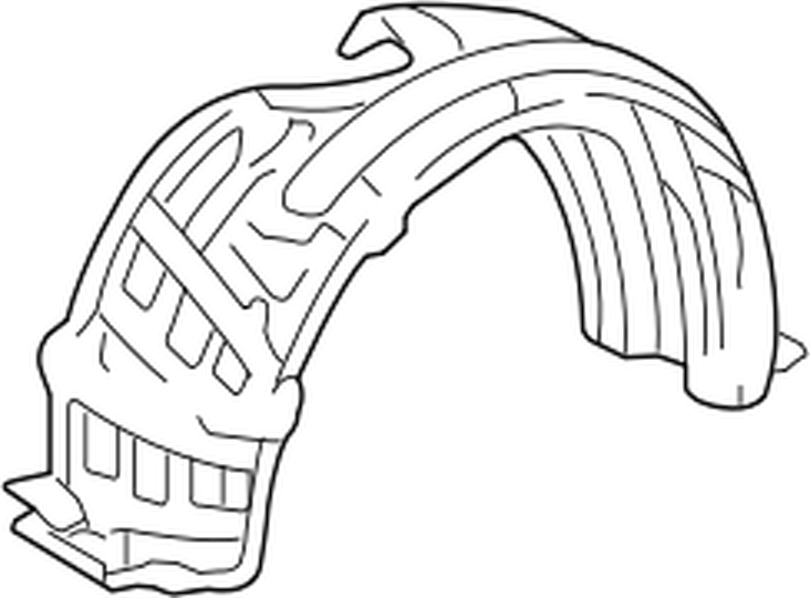 53876-AC030 Toyota Liner, front fender, lh 53876AC030, New Genuine OEM ...