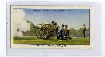 (Ja7629-100) Lambert & Butler,Interesting Customs,Firing A Royal Salute ...