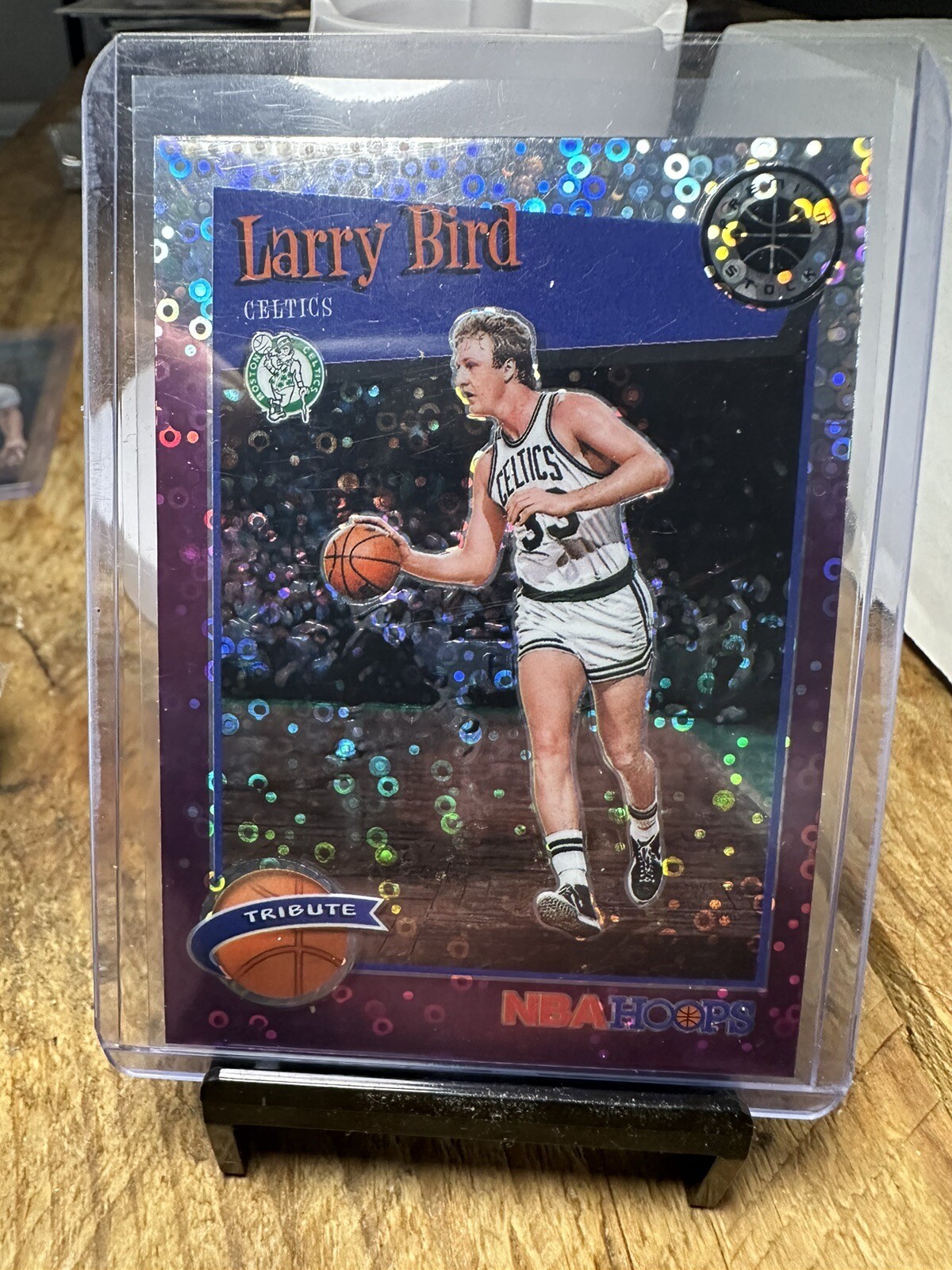 F169,380 2019-20 Hoops Premium Stock Prizms Purple Disco #289 Larry ...