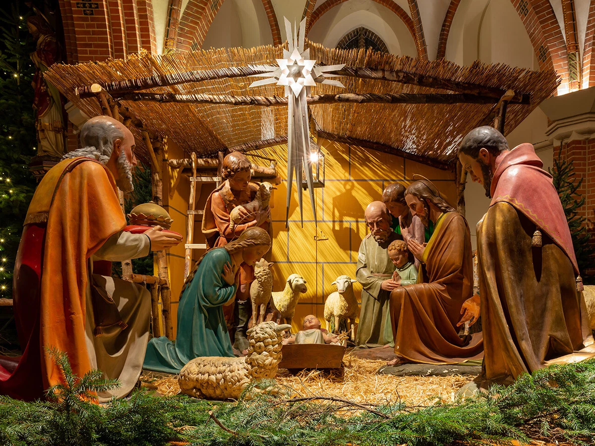 Nativity Backdrop Stage