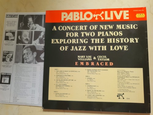 Mary Lou Williams & Cecil Taylor Embraced *1978 Pablo Label* Live DOLP ...