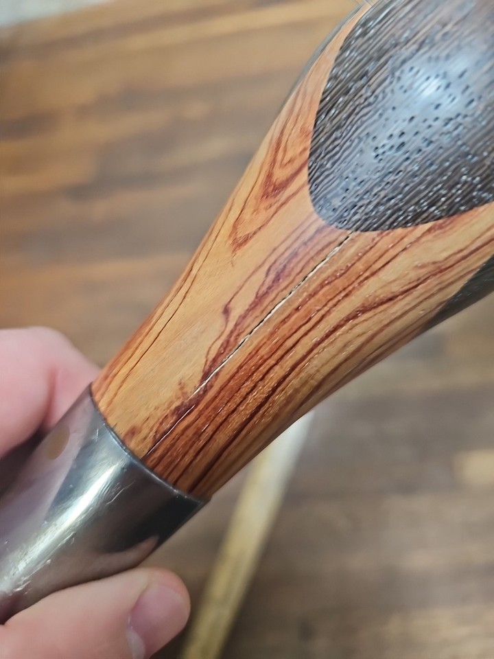 E5- Antique 3" Slick Chisel by ZENITH w/ an absolute amazing figural ...