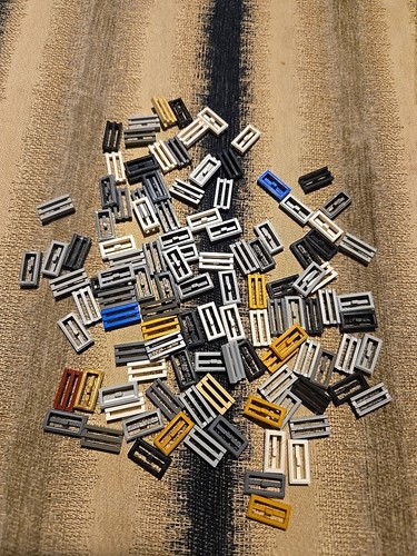 Lego 2412 Tile Modified 1x2 Grille Lot Of 100 | eBay