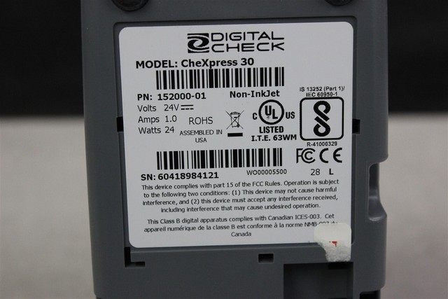Digital Check The Secure Choice CheXpress Cx30 for sale online | eBay